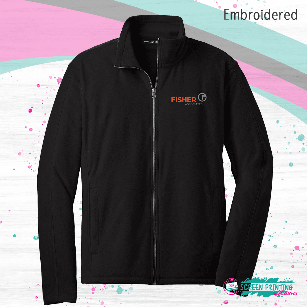 Fisher Associates Men's Fleece - Screen Printing by Bauers
